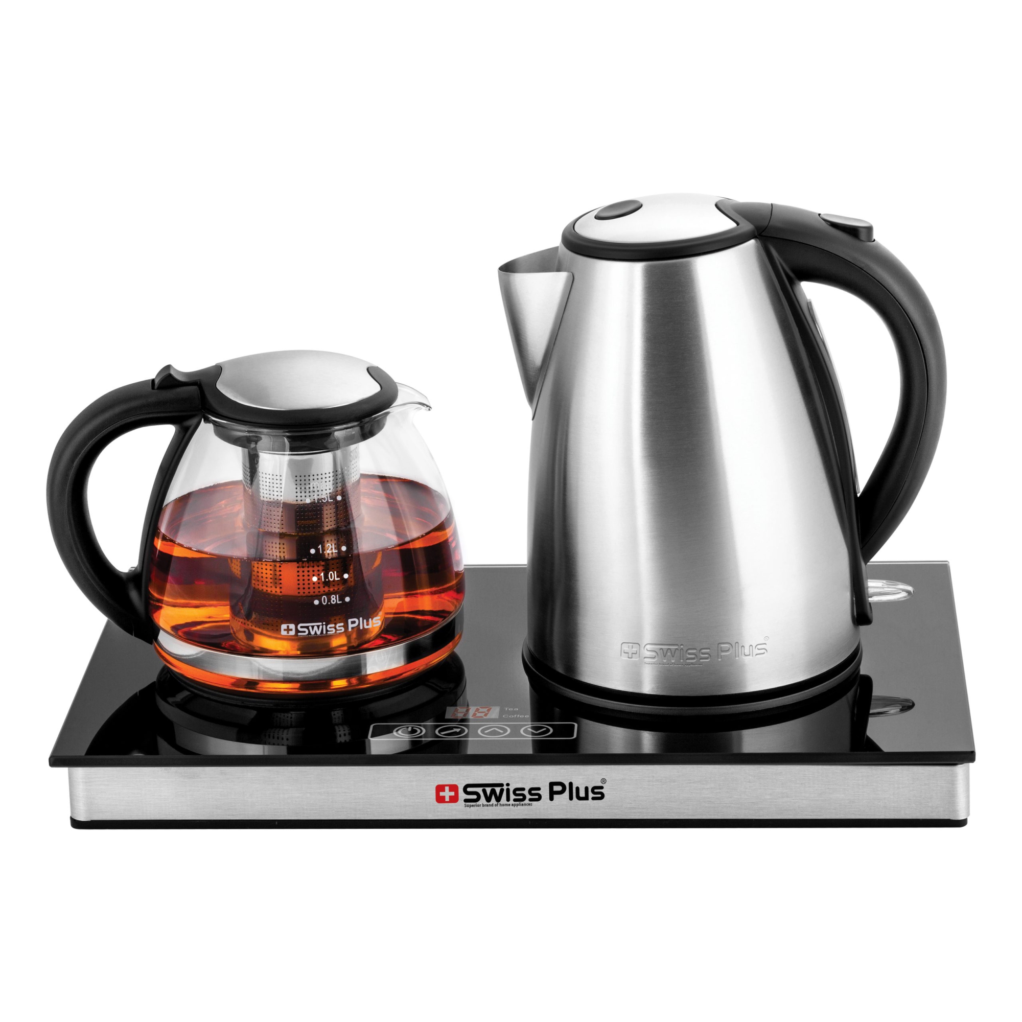 قیمت و خرید چای ساز برقی سوئیس پلاس [24 ماه گارانتی]